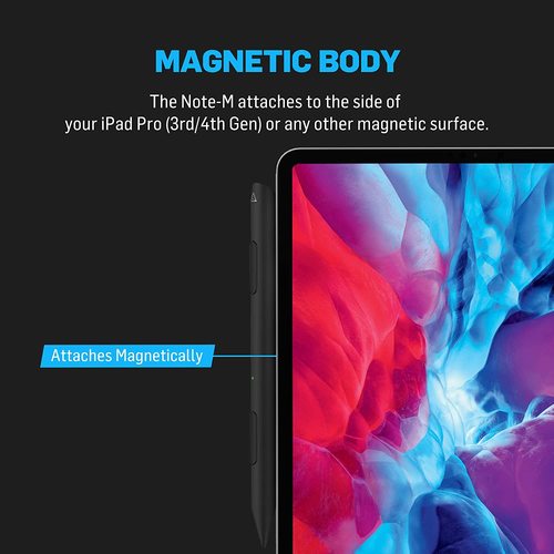 עט אלקטרונית משולבת עכבר Adonit Note-M צבע שחור - - עט סטיילוס