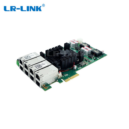 LRES2008PT-PoE Intel I350 Based 8 Port PoE 802.3at PoE+ GigE Vision Frame Grabber Card(8 x RJ45)
