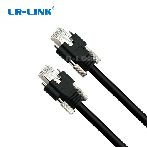 HFC5-2L Cable-3M/5M Highly Flexible Cat.5e LAN cable, Dual Screw Lock ...