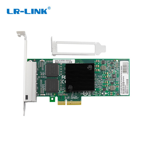 LREC9704HT PCI-Express X4 Quad Port Gigabit Server Network Card Adapter(Intel 82580 Based)