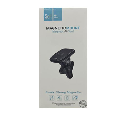 זרוע מגנטי לרכב מתכוונן לטלפונים סלולרי למזגן Sol Magnetic Mount - sol ...