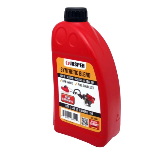 שמן 2 פעימות ע"ב סינטטי JASO-FD סטבלייזר 1 ליטר אדום ג'ספר