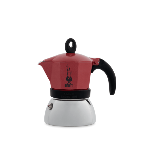 מקינטה גז ביאלטי מוקה אינדוקציה 6 כוסות Bialetti New Moka Induction Red אדום