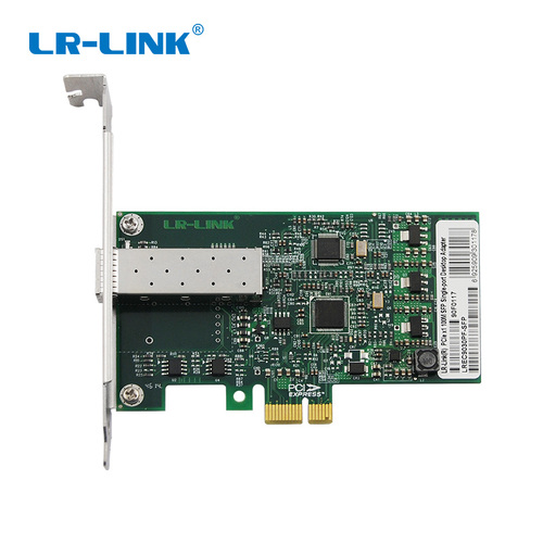 LREC9030PF-SFP PCIe x1 100FX Single SFP Connector Fiber NIC (Intel ...