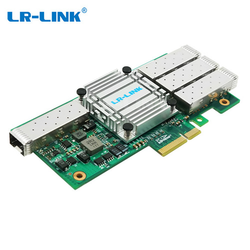 LRES2029PF-4SFP PCIe x4 Quad-port 1G SFP Ethernet Network Adapter ...