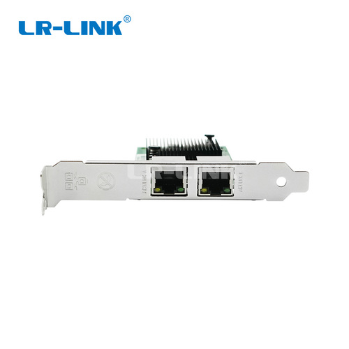 LREC9222HT Intel I350 Chipset PCIe x1 Dual Port Network Interface Card ...