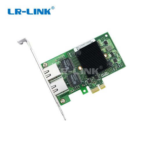 LREC9222HT Intel I350 Chipset PCIe x1 Dual Port Network Interface Card ...