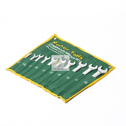 סט 10 מפתחות אינצ'י "15/16 - "3/8 רינג פתוח בנרתיק ROHER-PRO - ROHER ...