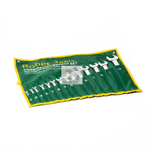 סט 14 מפתחות אינצ'י "1/4 1 - "1/4 רינג פתוח בנרתיק ROHER-PRO - ROHER ...