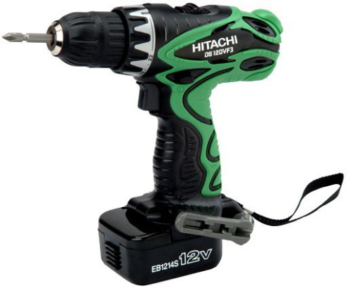 מקדחה/מברגה 10 מ"מ 12V +פנס HITACHI HITACHI-HI KOKI DS12DVF3