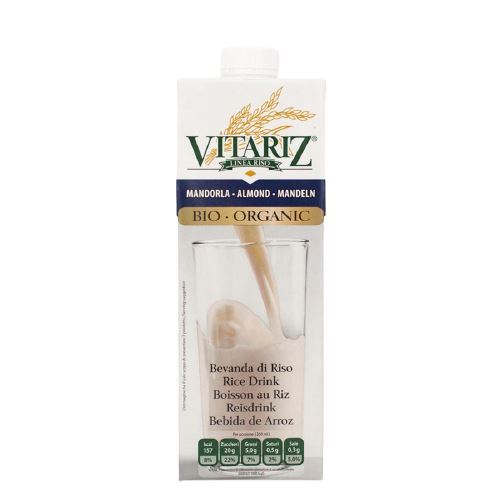 ויטריז משקה אורז שקדים(כחול) אורגני 1 ליטר - vitariz