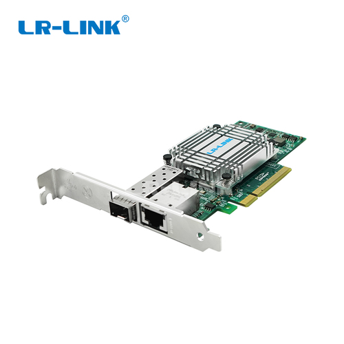 LRES4001PT-PF PCIe x8 SFP+/ RJ45 Port /Fiber Media Converter 3-in-1 10G ...