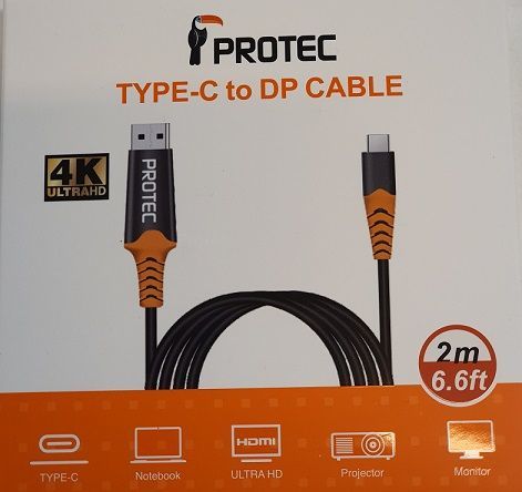 Protec Type C to DP - Protec - כל הכבלים