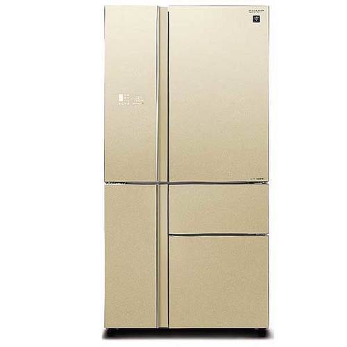 מקרר 5 דלתות 661 ליטר Sharp SJ-9730-GL שמפניה שארפ - הזמינו במחיר משתלם - חשמל אונליין