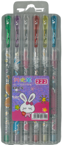 מארז עטי ג'ל צבעוניים זוהרים/ cobra - עט לכתוב - ציוד לגני ילדים, חומרי ...