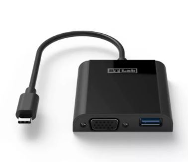 ST-LAB USB-C to VGA Adapter with DP (DP Alt Mode) U-1540 - ST-LAB