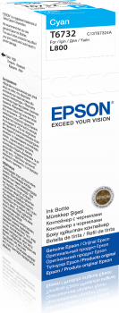 ‏מיכל דיו כחול מקורי C13T67324A‏ Epson T6732 - EPSON - ראשי דיו למדפסת