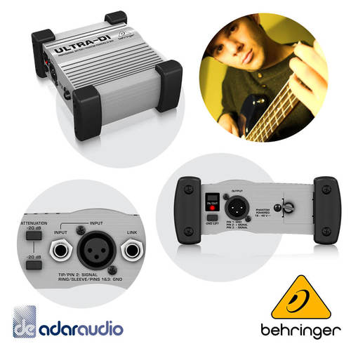 סוללת פנטום (DI-Box) Behringer ULTRA-DI DI100