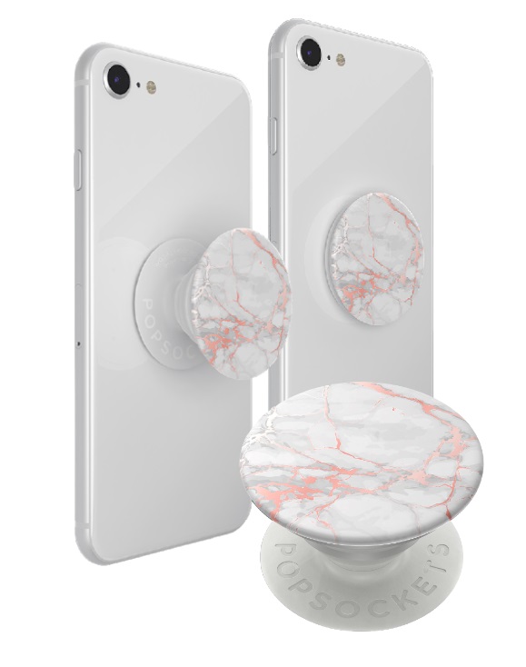 Popsocket דגם Abstract Rose Gold Lutz Marble - - PopSockets