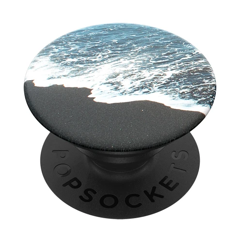 Popsocket דגם Abstract Black Sand Beach - - PopSockets
