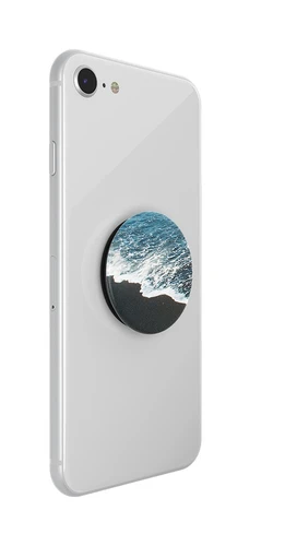 Popsocket דגם Abstract Black Sand Beach - - PopSockets