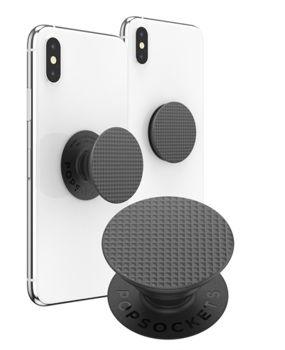 Popsocket דגם Textured Knurled Black - - PopSockets