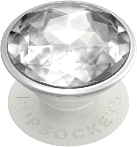 Popsocket דגם Sparkle Disco Crystal Silver - - PopSockets