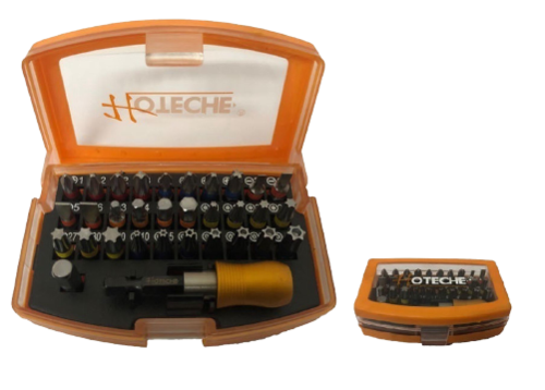 סט 32 ביטים מגנטיים כולל מאריך מגנטי מבית HOTECHE - Hoteche - ביטים ומקדחים