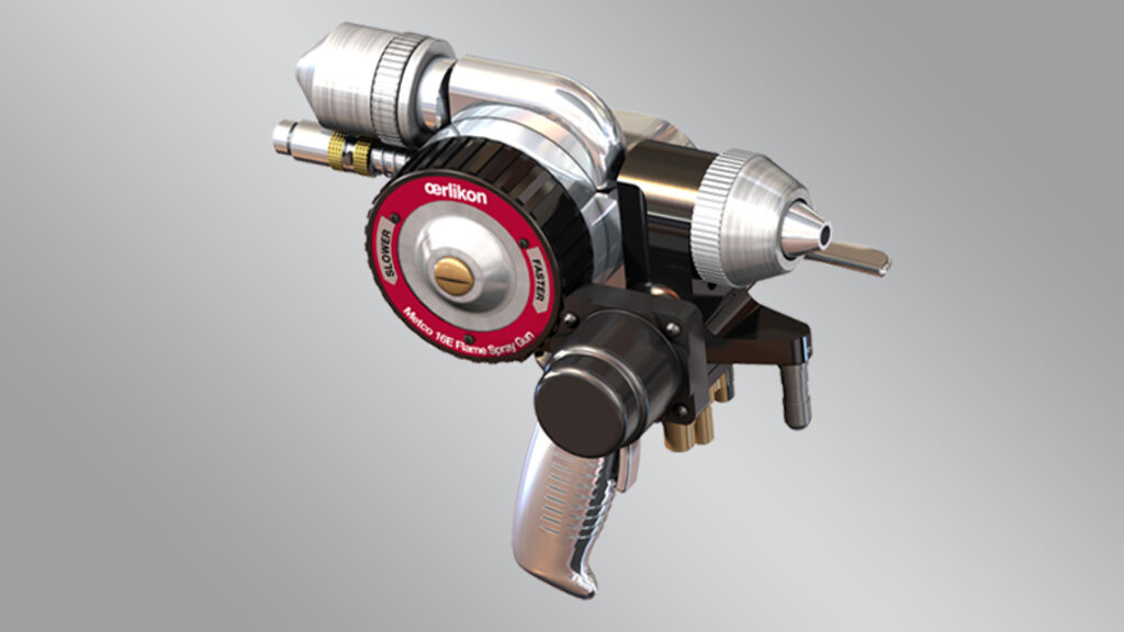 Metco 16E Series Oerlikon metco - Oerlikon metco - אקדחי Combustion