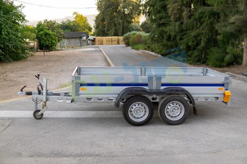 נגרר פתוח דו סרני עם בלמים 2.92X1.42 למשקל 1300 ק"ג - דגם W15C30 Wiola Trailers - WIOLA - נגררים ...