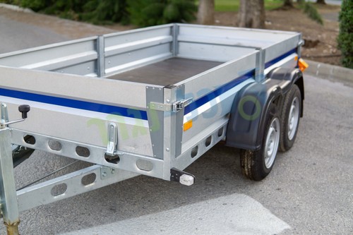 נגרר פתוח דו סרני עם בלמים 2.92X1.42 למשקל 1300 ק"ג - דגם W15C30 Wiola Trailers - WIOLA - נגררים ...