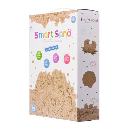 חול קינטי טבעי 2 קילו Smart Sand | פלוס לגננת