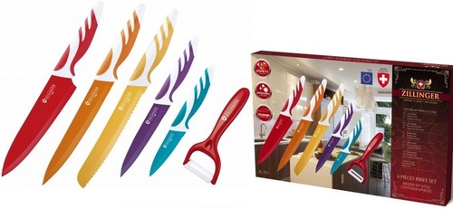 סט 6 סכיני מטבח ZILLINGER ZL-751 - ZILLINGER - מתנות וגאדגטים