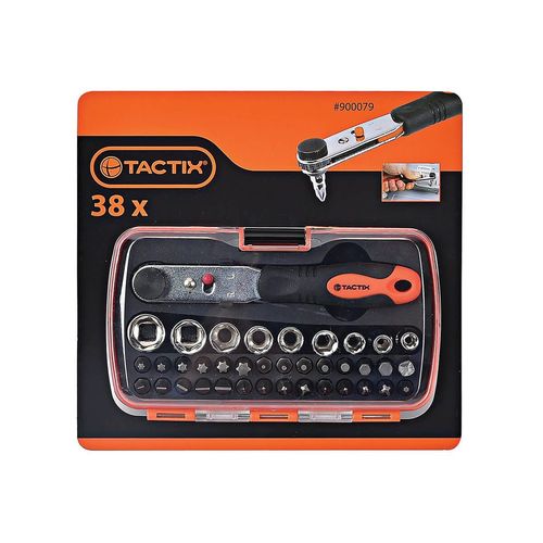 סט רצ'ט 38 חלקים TACTIX - - סטים ומארזים אין איסוף עצמי
