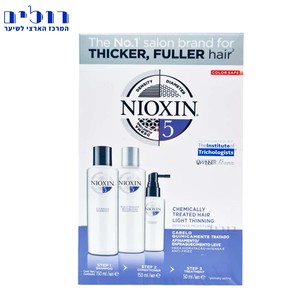 NIOXIN ניוקסין מספר 1 לשיער דליל טבעי , טיפול לנשירה, טיפול לנשירה אחרי ...