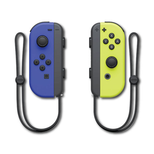 שלט Nintendo Switch JoyCons Blue/Yellow יבואן רשמי - - שלטים ומטענים