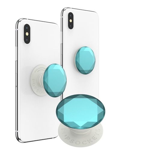 Popsocket דגם Metallic Diamond Aquarius Blue - - PopSockets