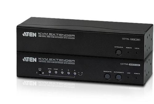 ATEN USB VGA Dual View Cat 5 KVM Extender CE775