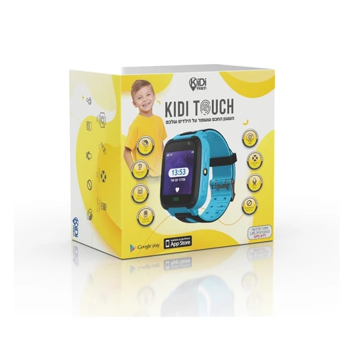 KIDIWATCH שעון חכם לילדים kidiwatch touch כחול