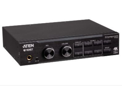 מתג מטריקס מצגת 2X4 עם קנה מידה DSP ו- HDBaseT-Lite ברזולוציה 4K עד 70 ...