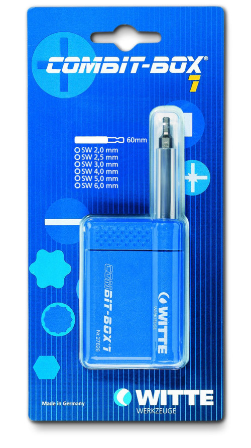 סט ביטים אלן בבליסטר גרמני 7יח WITTE - ביטים WITTE