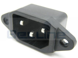 תקע חשמל עם מפסק מובנה ותאורה - מעברים / מפצלים / שקעים / תקעים