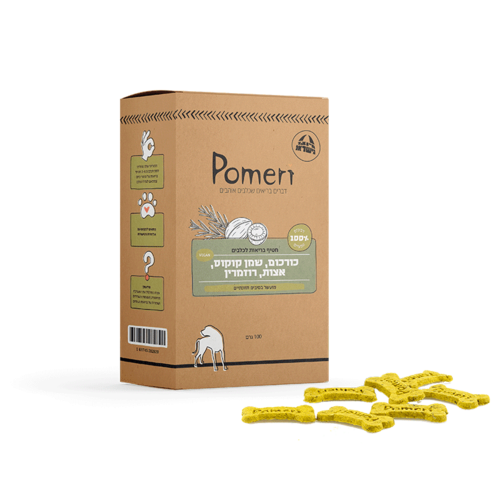 חטיף בריאות Pomeri כורכום - - חטיפים לכלבים