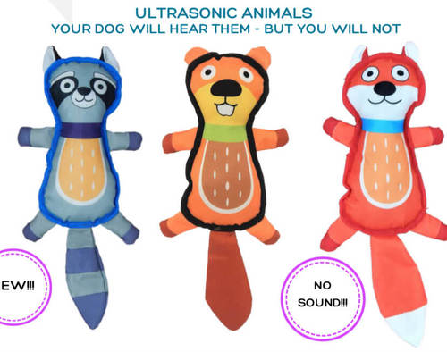 בובה ULTRASONIC בד קנבס חזק פטס פרוג'קט - PetsProject - צעצועים לכלבים