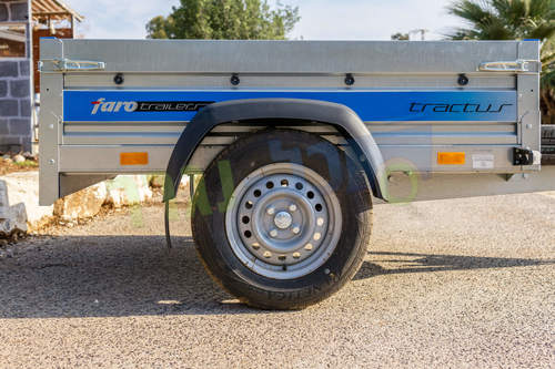 נגרר פתוח 1.6X1.25 למשקל 750 ק"ג FARO TRAILERS - FARO - נגררים פתוחים