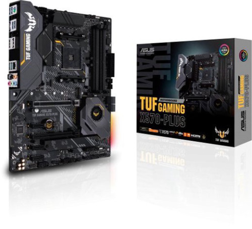 לוח ASUS PRIME TUF RGB GAMING X570-PLUS 4 SLOT AMD - AMD - לוח אם MB