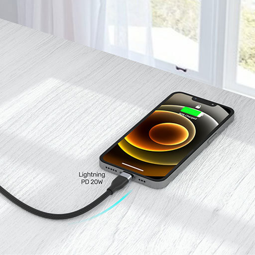 כבל מולטי לטעינה מהירה 1 ב-3 UNITEK C14101BK-1.5M