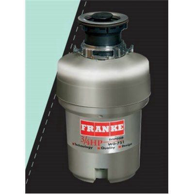 טוחן אשפה פרנקי 3/4 כ''ס FRANKE WD 751 לחצן אלחוטי מיטרני