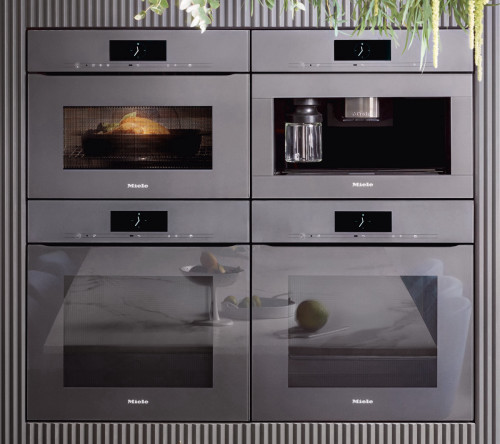 תנור בנוי פירוליטי 60 ס"מ מבית MIELE דגם H7860 BP X grey - Miele ...