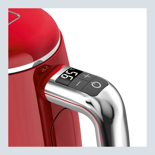 קומקום חשמלי אוטומטי נוביס אדום דגם NOVIS KTC1 - Novis - קומקומים